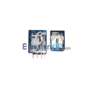 Elevator MY4-J Omron Relay DC110V/100 5A 14Pins Coil DPDT, OTIS Lift ...