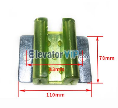 Elevator Spare Parts Mitsubishi Elevator Counterweight Guide Shoe ...