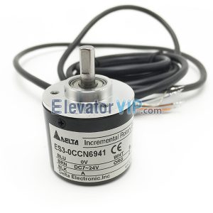 ES3-0CCN6941 Delta Incremental Rotary Encoder DC7~24V Shaft Diameter ...