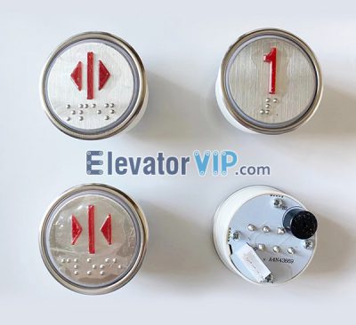 YA4N43669 A4N43669 A4N59797 BST SJEC Elevator Push Button With Braille And Buzzer | elevatorvip.com