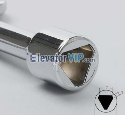Elevator Door Triangular Release Key, Triangle Bolt Used For Otis / KONE / Hitachi | elevatorvip.com