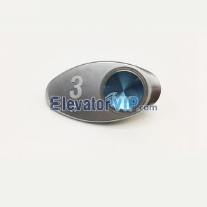CN03010009 A4J16354 A3 Otis GEN2 Elevator Oval Push Button Chicklet ...