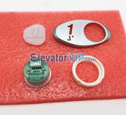 CN03010009 A4J16354 A3 Otis GEN2 Elevator Oval Push Button Chicklet ...