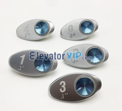 CN03010009 A4J16354 A3 Otis GEN2 Elevator Oval Push Button Chicklet ...