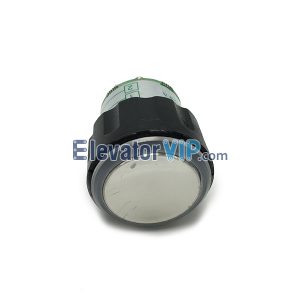 BR27A BR27A-01 OTIS Elevator Push Button Mirror Surface Red Lights 3-pins DC30V | elevatorvip.com